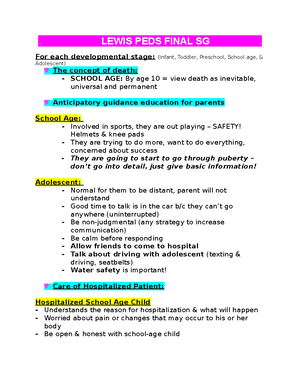 Well Child SOAP note - Well Child SOAP Note Reynaldo Dino United States ...