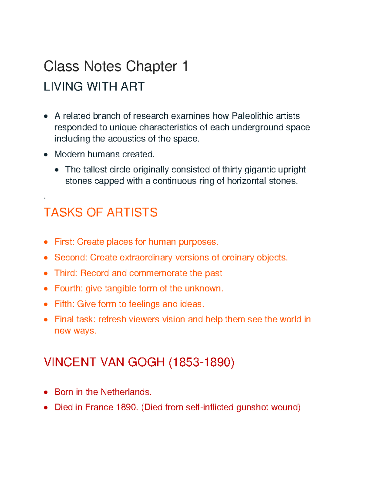 Document - its my coursework notes from the class gotten an A+ from it ...