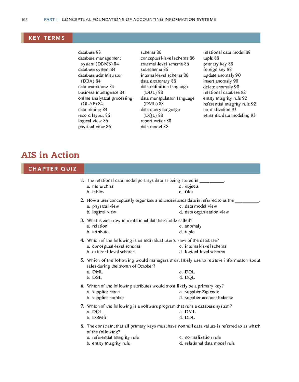C3 AIS C4 R trac nghiệ - htttkt - 102 PART I CONCEPTUAL FOUNDATIONS OF ...