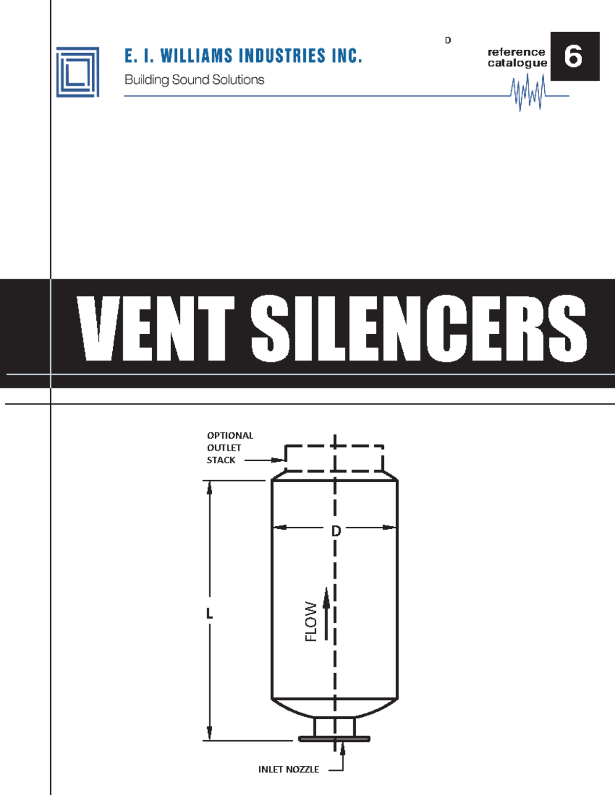 Vent slience - FLOW 6 D reference catalogue VENT SILENCERS OPTIONAL ...