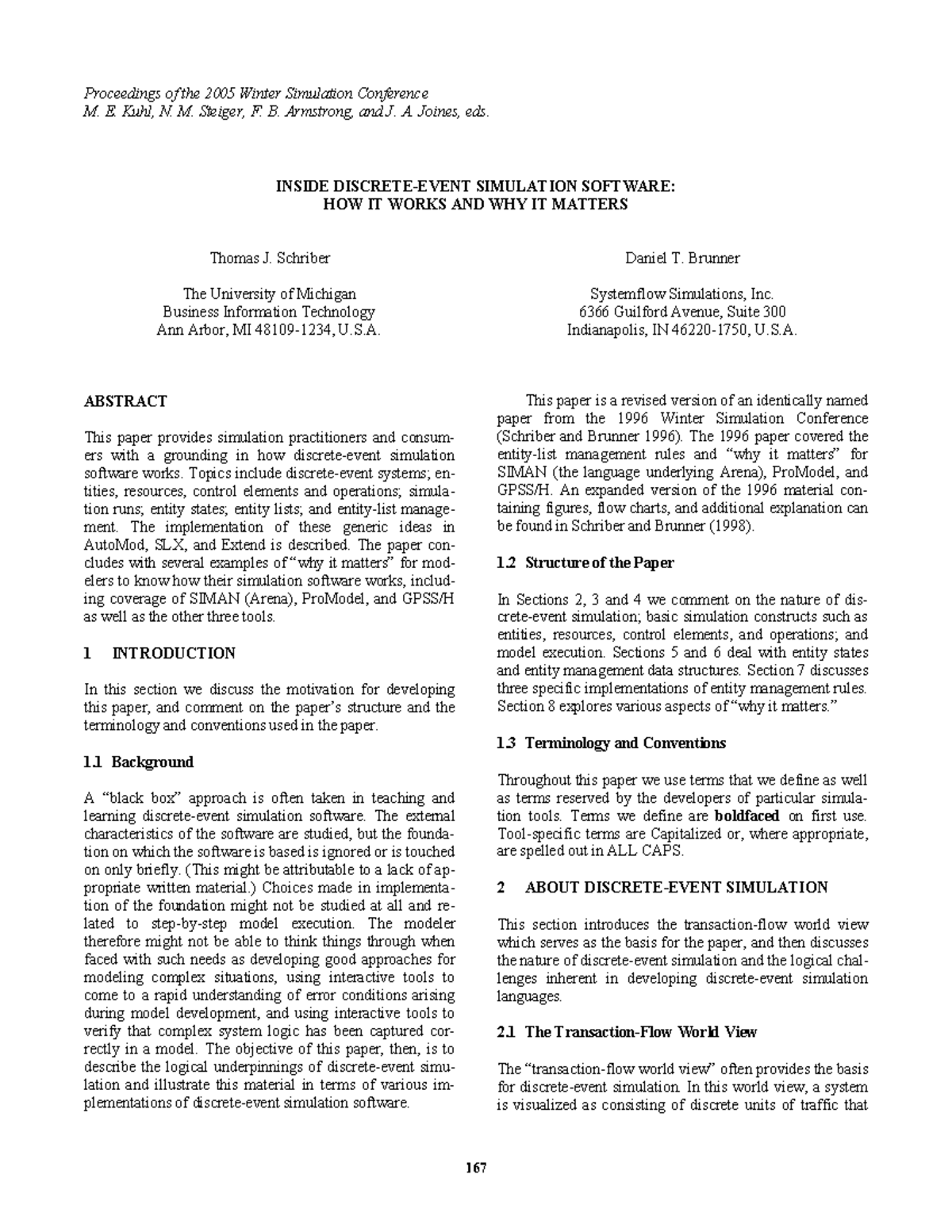 017-Miqdad - simulatin - Proceedings of the 2005 Winter Simulation ...