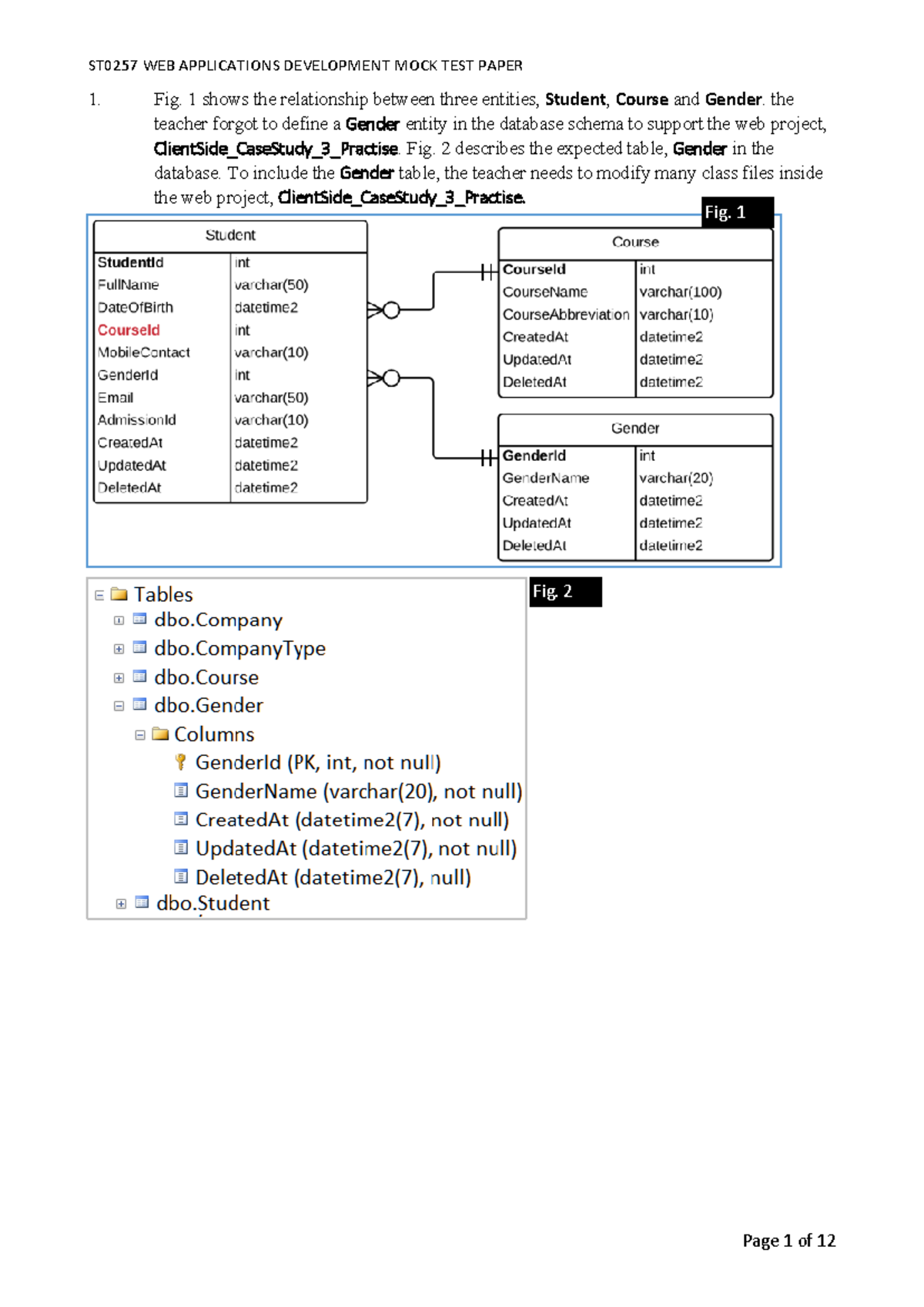 Revision ST0257 - notes - 1. Fig. 1 shows the relationship between ...