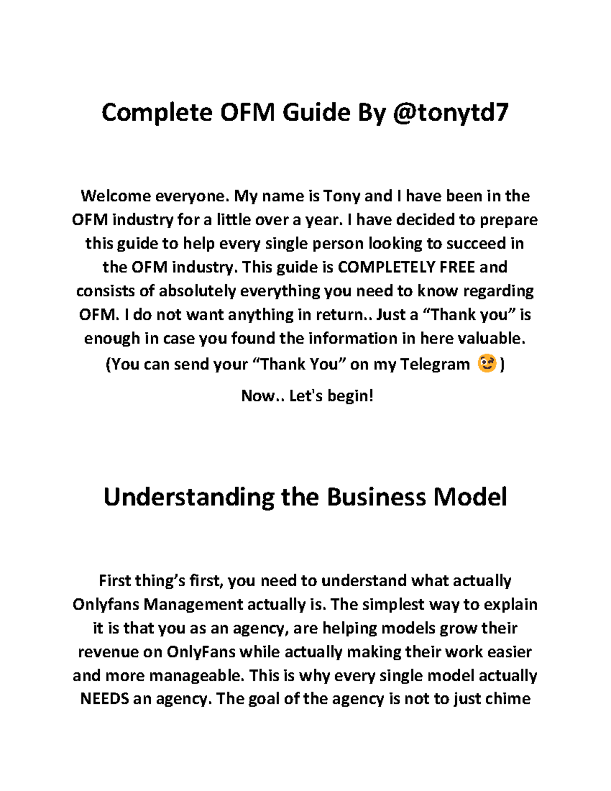 Complete OFM Guide - whyyyyyyyyyyyyyyyyyyyyyyyyyyyyyyy - Complete OFM ...