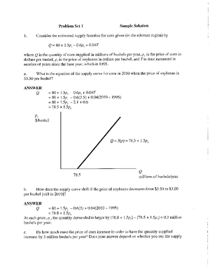 PS 11 solution - assignment 11, assignment 11 - Problem Set 11 Sample ...