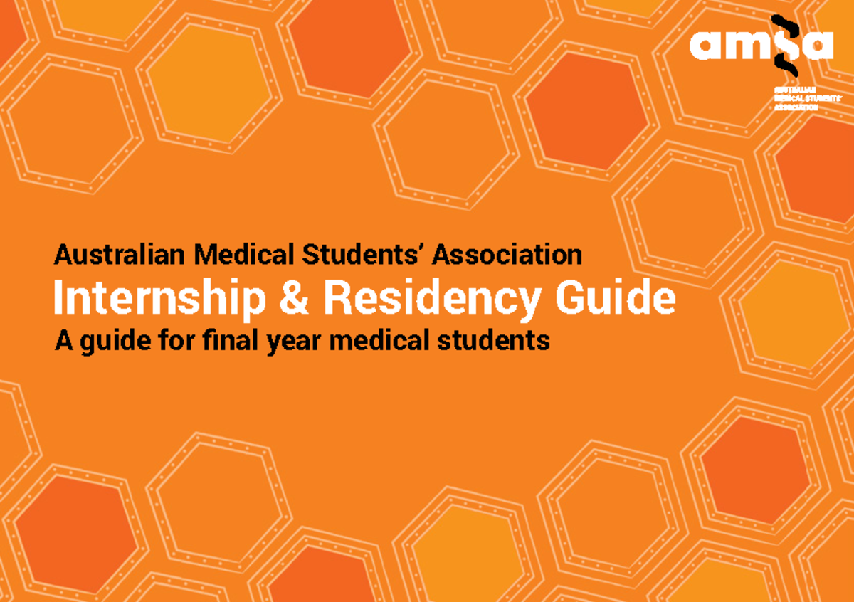 Intern Residents Guide 2014 - Australian Medical Students’ Association ...