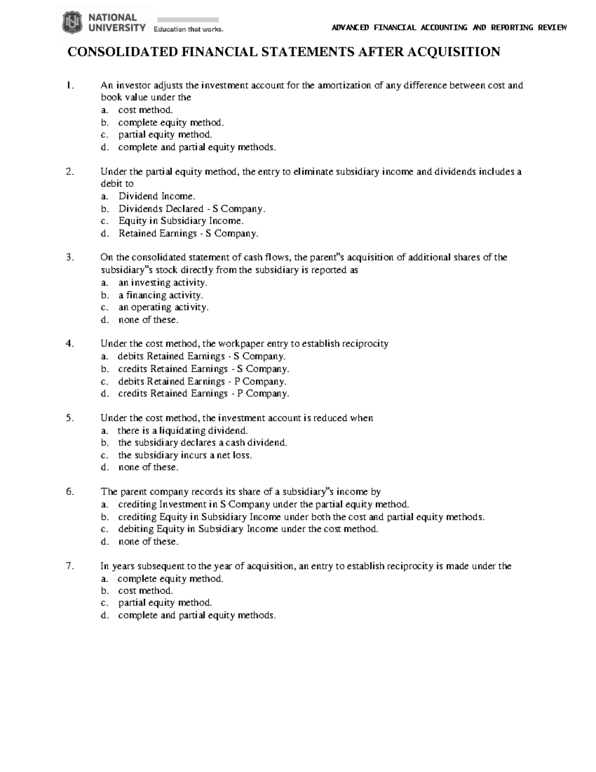 Toaz -afar-simulation - CONSOLIDATED FINANCIAL STATEMENTS AFTER ...