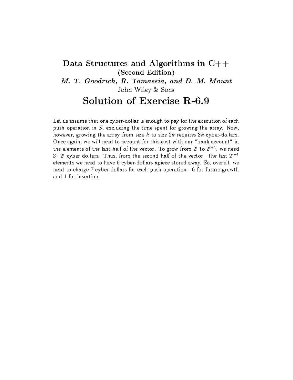 Ch06 Authors Goodrich Tamassia Mount 2nd Edition Data Structures And Algorithms In