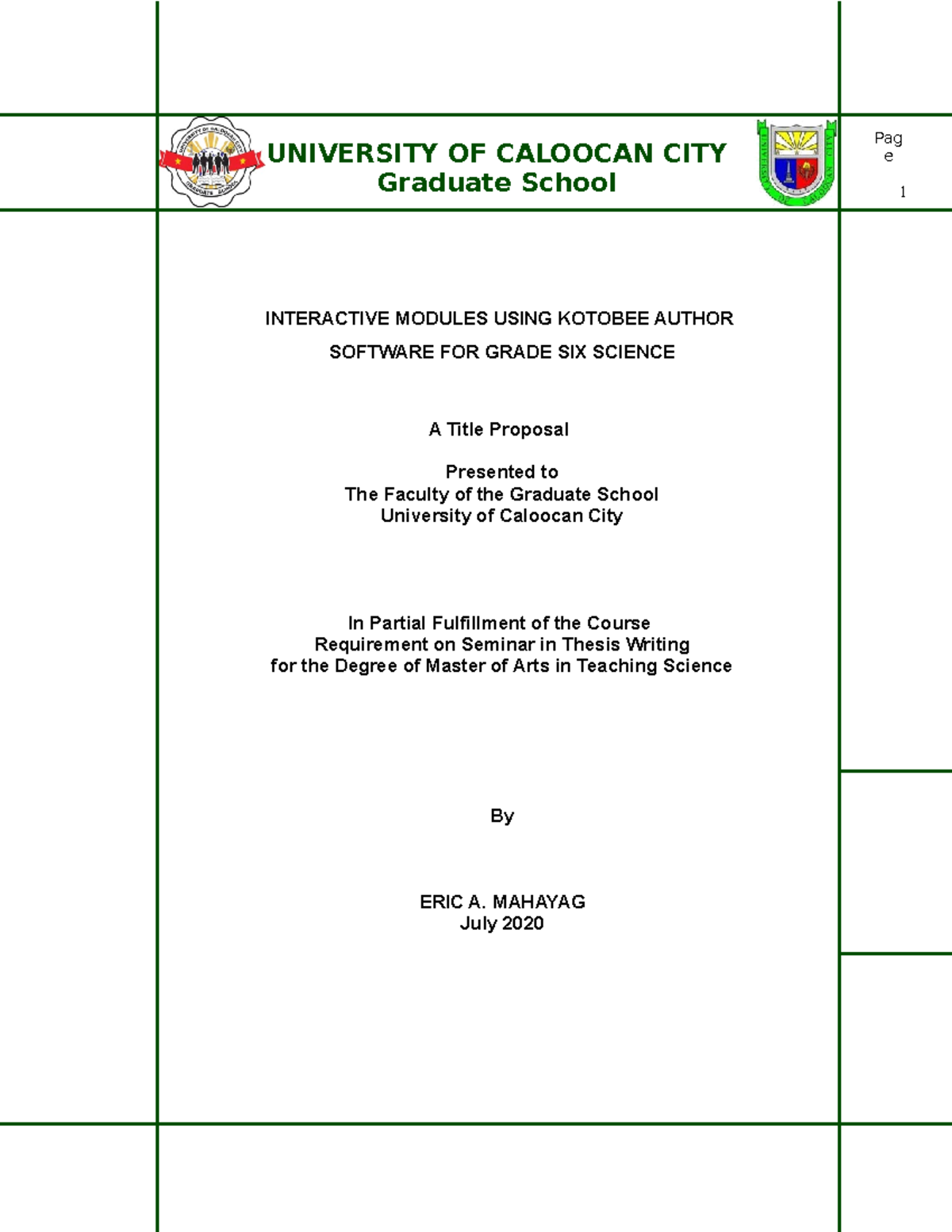 Title-Defense-Paper-2022 Interactive Self-Learning module in Teaching ...