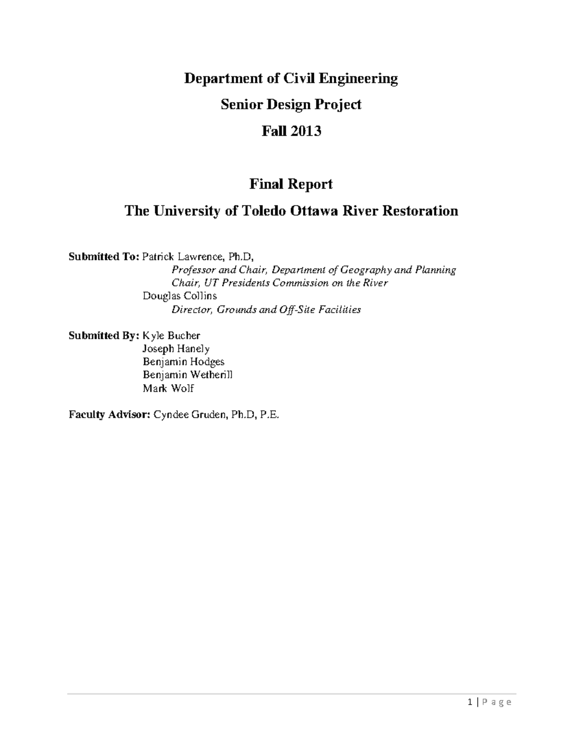 2013 Fall - Stormwater outfalls Final Report Complete - Department of ...