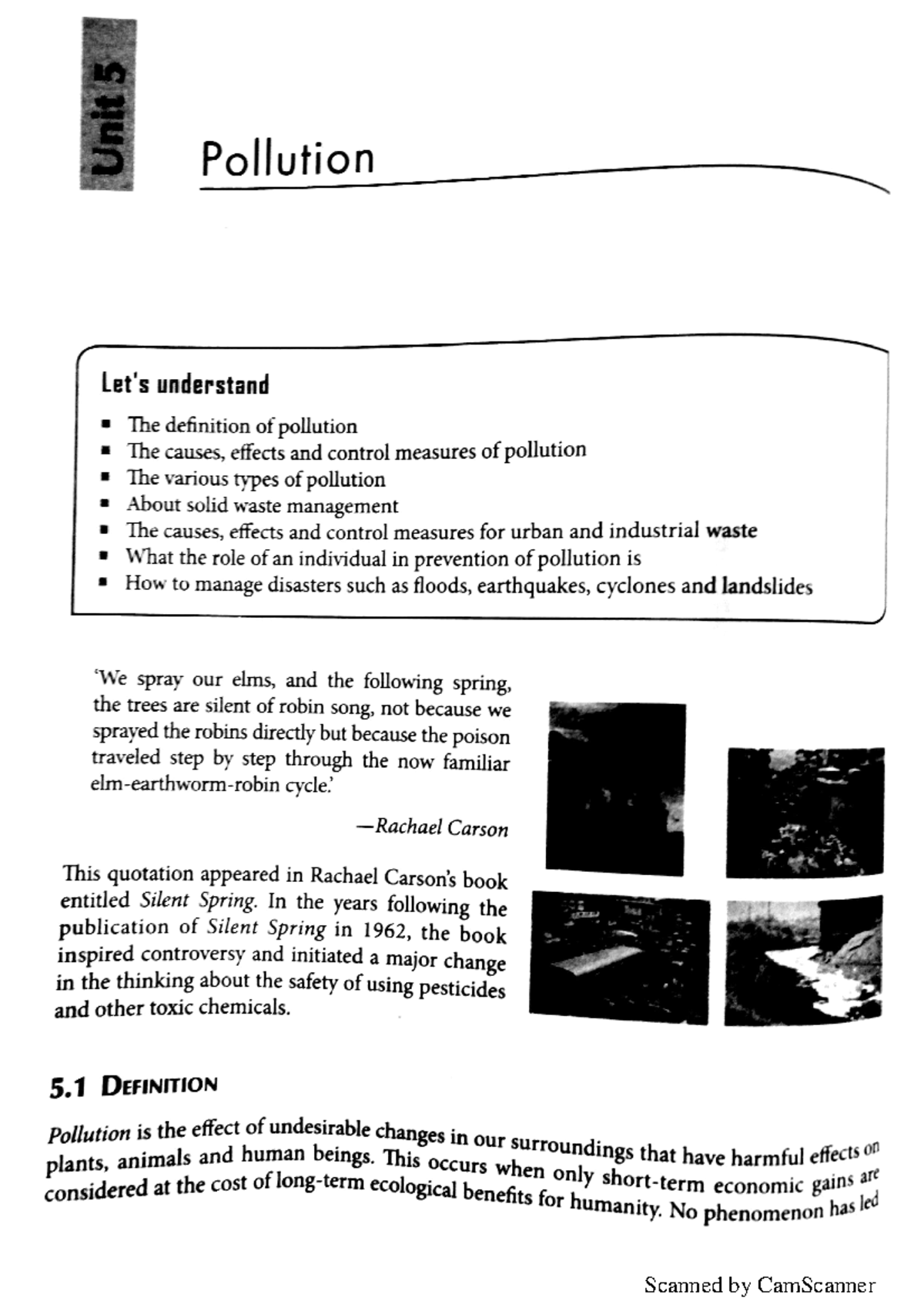 Chapter 5 Pollution - notes - Chemical Engineering - Studocu