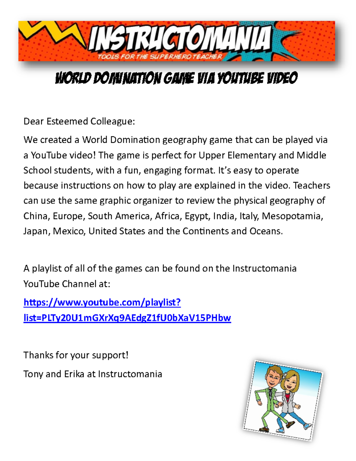 World Domination Geography Game Answer Document-1 - Dear Esteemed ...