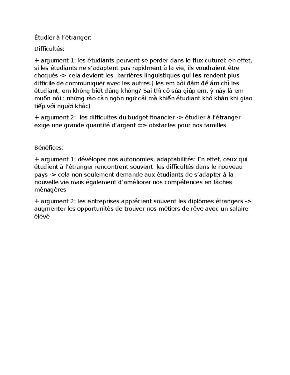 Plan de le mono suivi étudier à l'etranger - Étudier à l’étranger ...