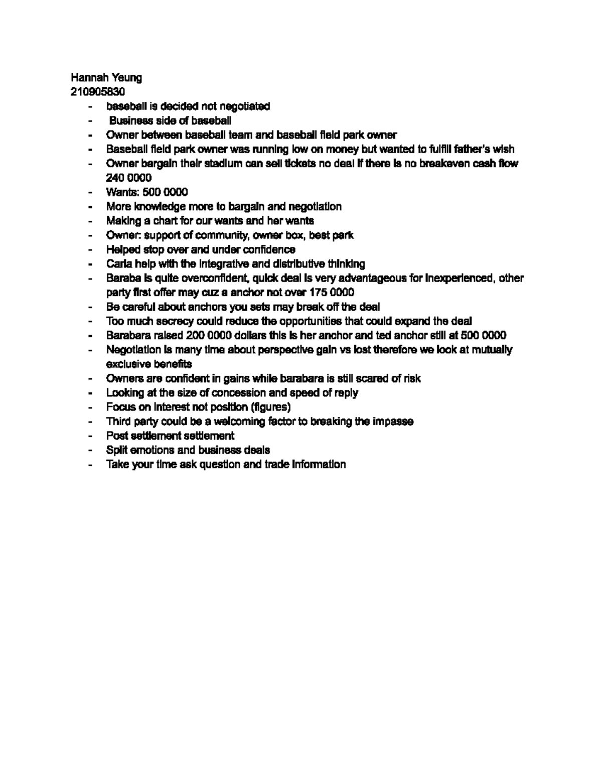 OB Notes - BU288 - Studocu