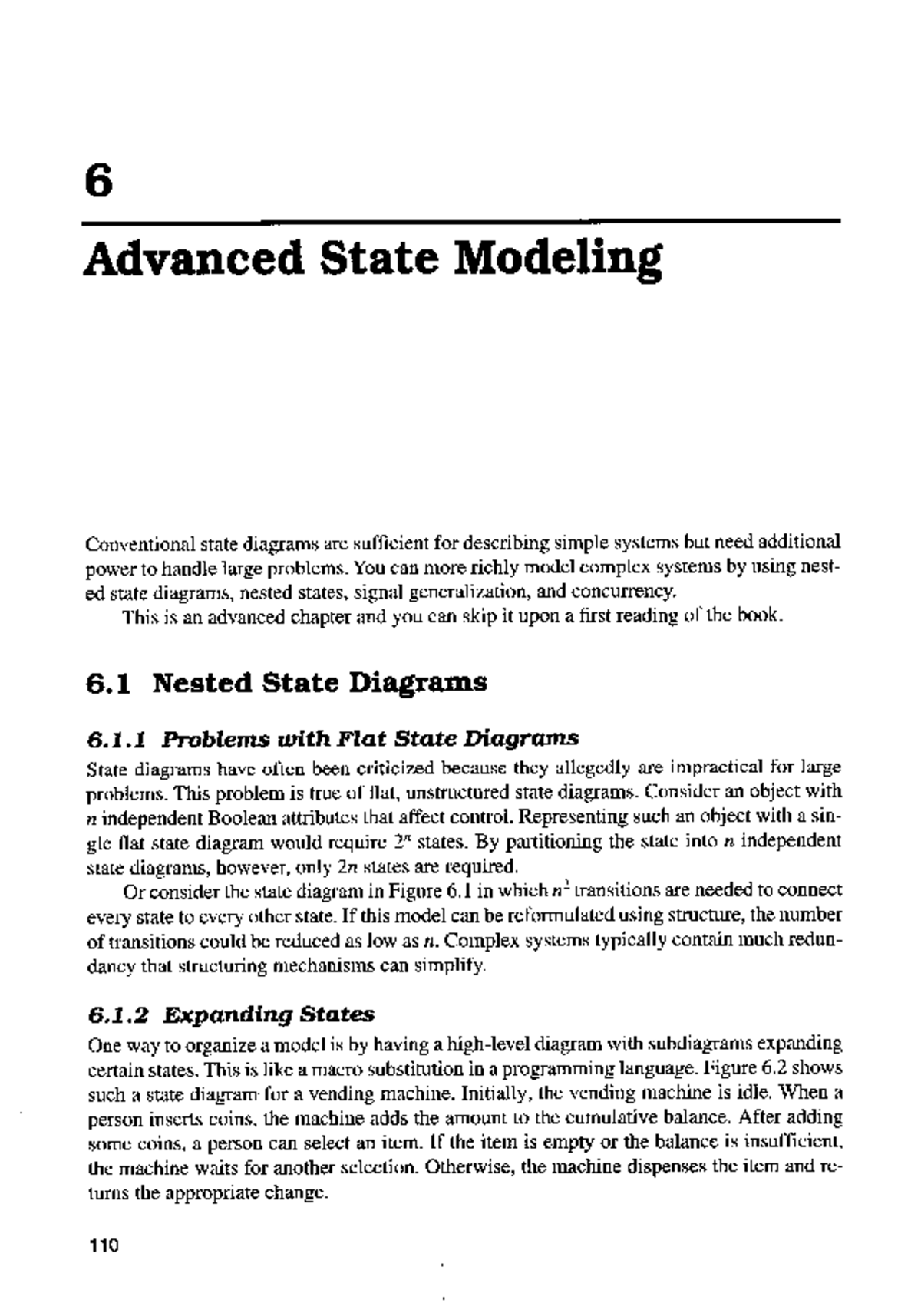 Advanced State modelling - 6 Advanced State Modeling Conventional state ...