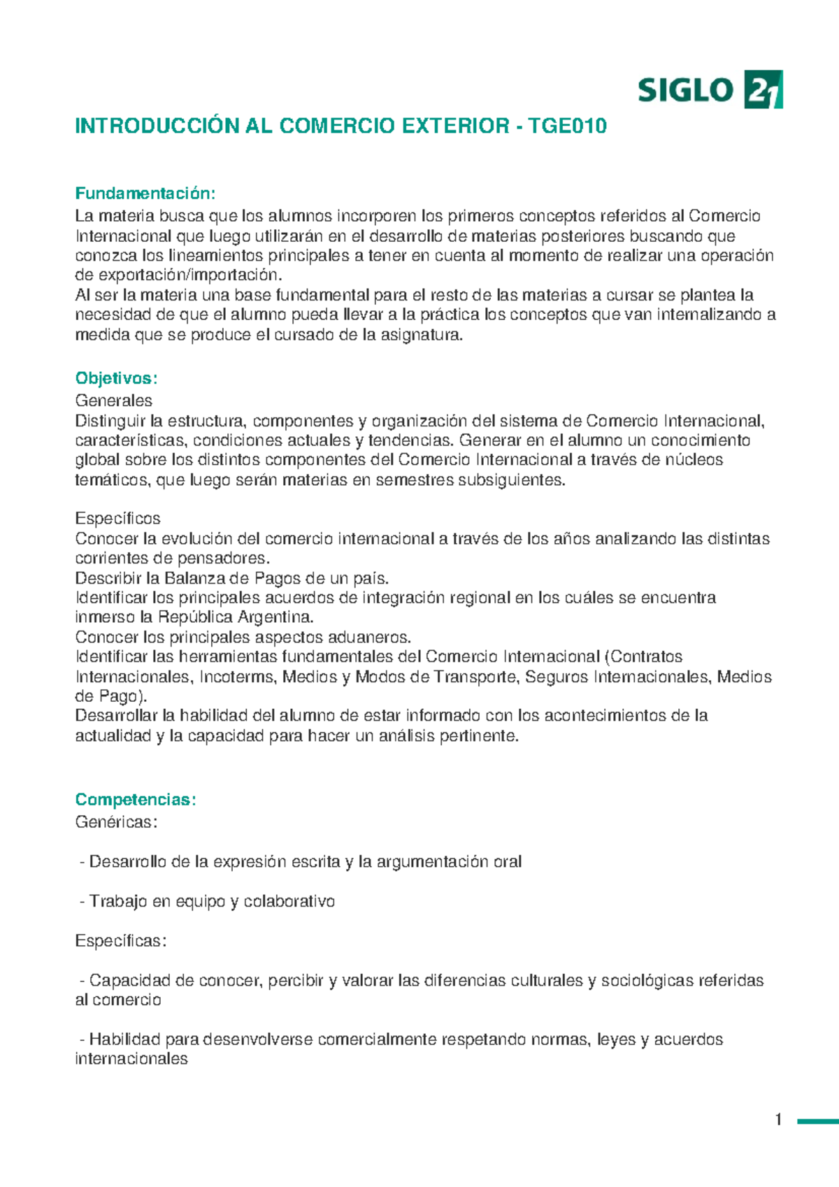 Intro Al Com Ext Apuntes 1 2 3 4 IntroducciÓn Al Comercio Exterior