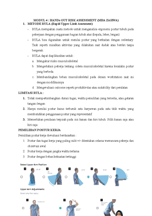 CAP Ergo Guide - Assesment Ergonomic - Workplace Ergonomics Reference Guide 3 rd Edition A - Studocu
