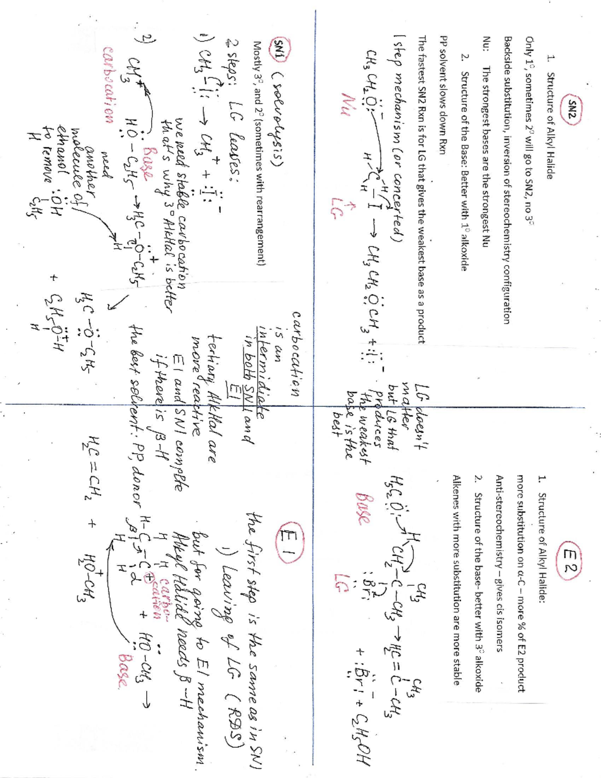 Mechanism-Cmparison - Practice work from Prof. Z class - CHEM203 - Studocu
