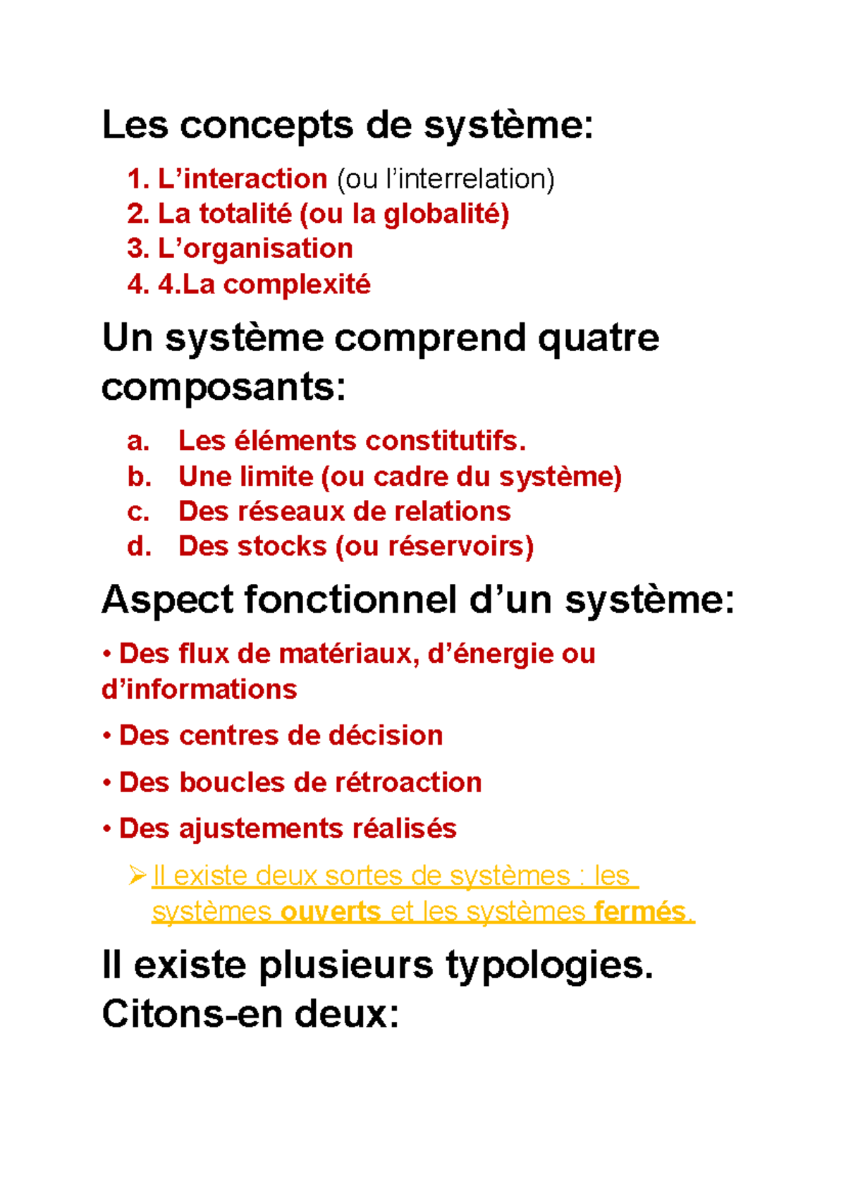 1. Appareils et systèmes termino - Les concepts de système: L ...