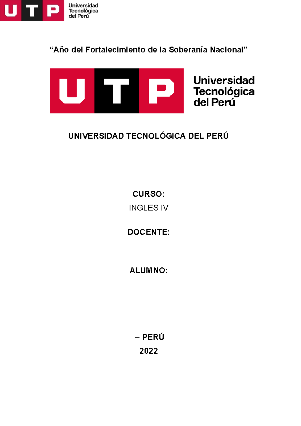 TA2 - (AC-S09) Week 09 - Task: Assignment - A success story from Peru TAREA ACADEMICA - “Año del ...