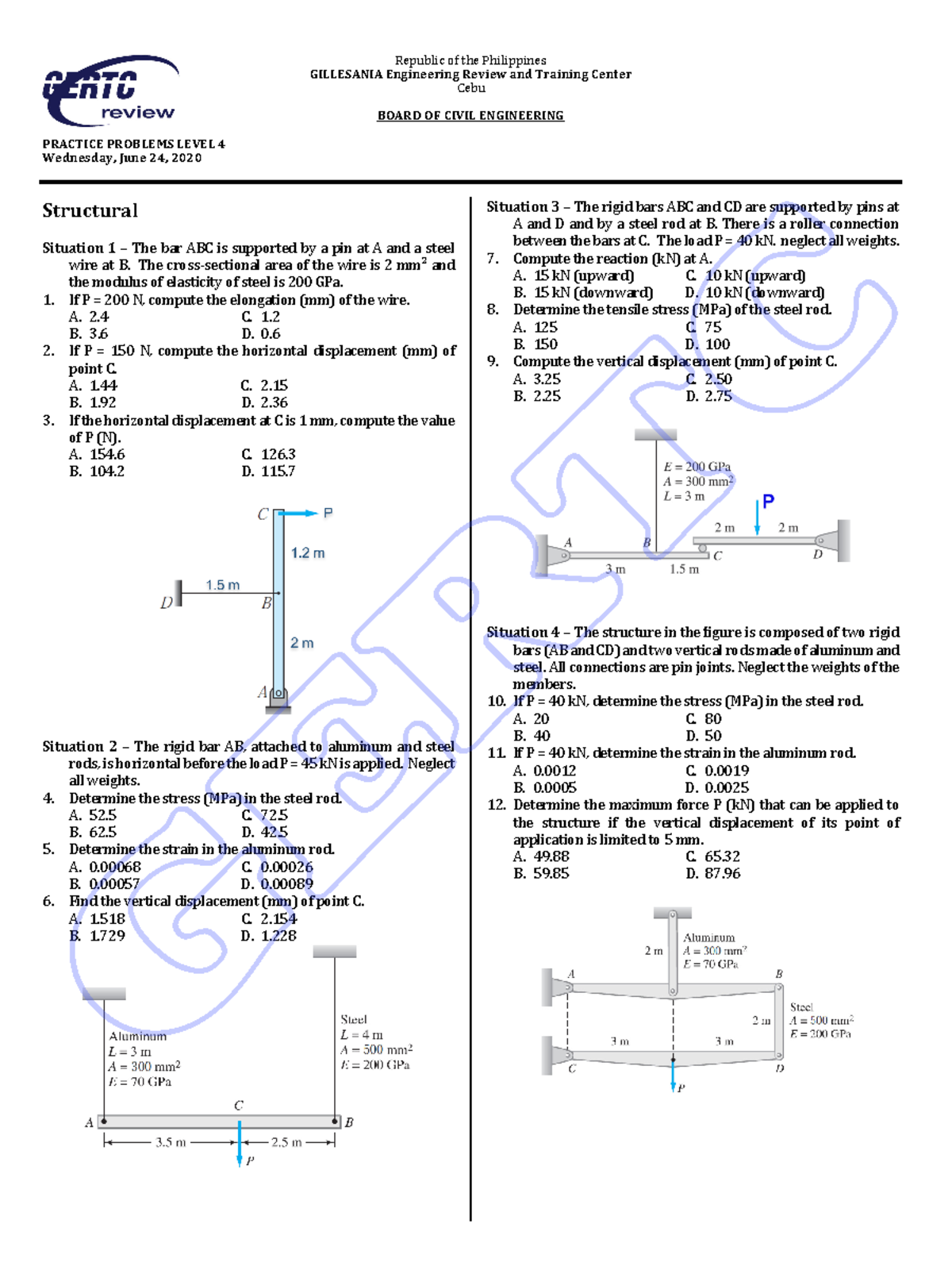 Practice module - Republic of the Philippines GILLESANIA Engineering ...