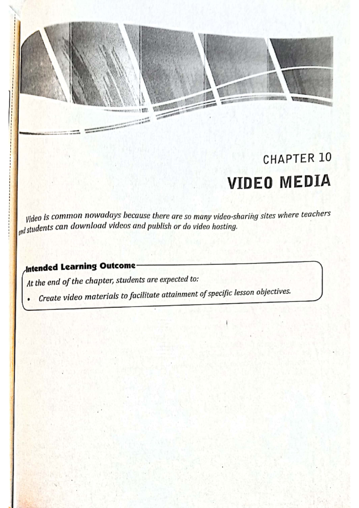 Chapter 10 Visual Media - BSED English - Studocu