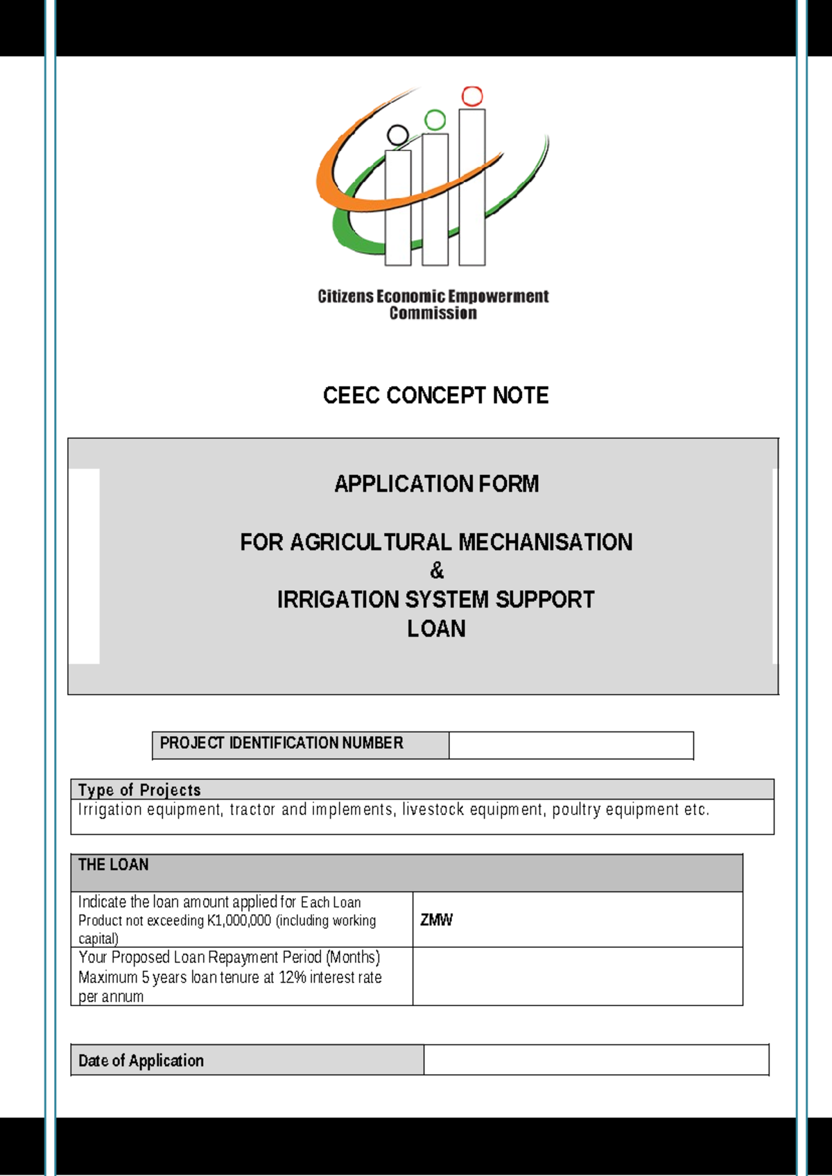 Agricultural-Mechanisation-irrgiation-System-Support- Application-Form ...