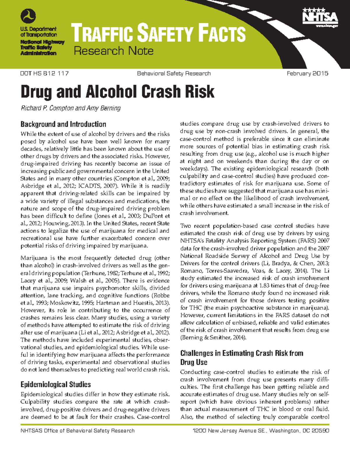 812117-Drug and Alcohol Crash Risk - HWSS1133 - RMIT University - Studocu