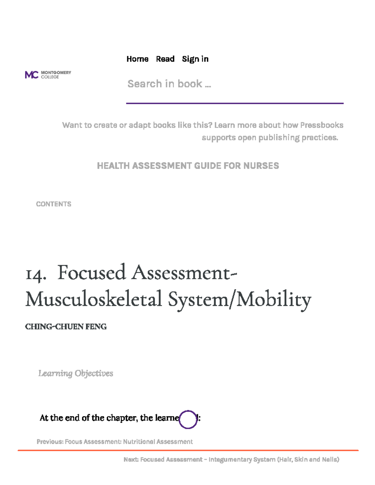 Musculoskeletal assessment - Health Assessment - Studocu