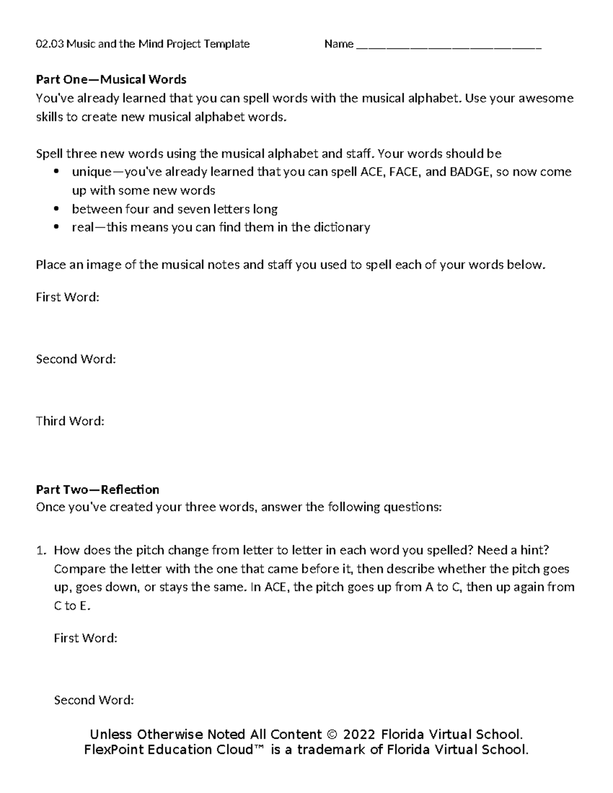 02 03 music and the mind project template - 02 Music and the Mind ...