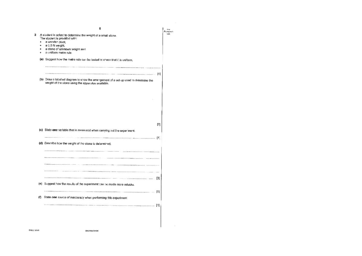 Sda4 - this will help you with anything you need to know - 6 For Use 2 A student is asked to ...