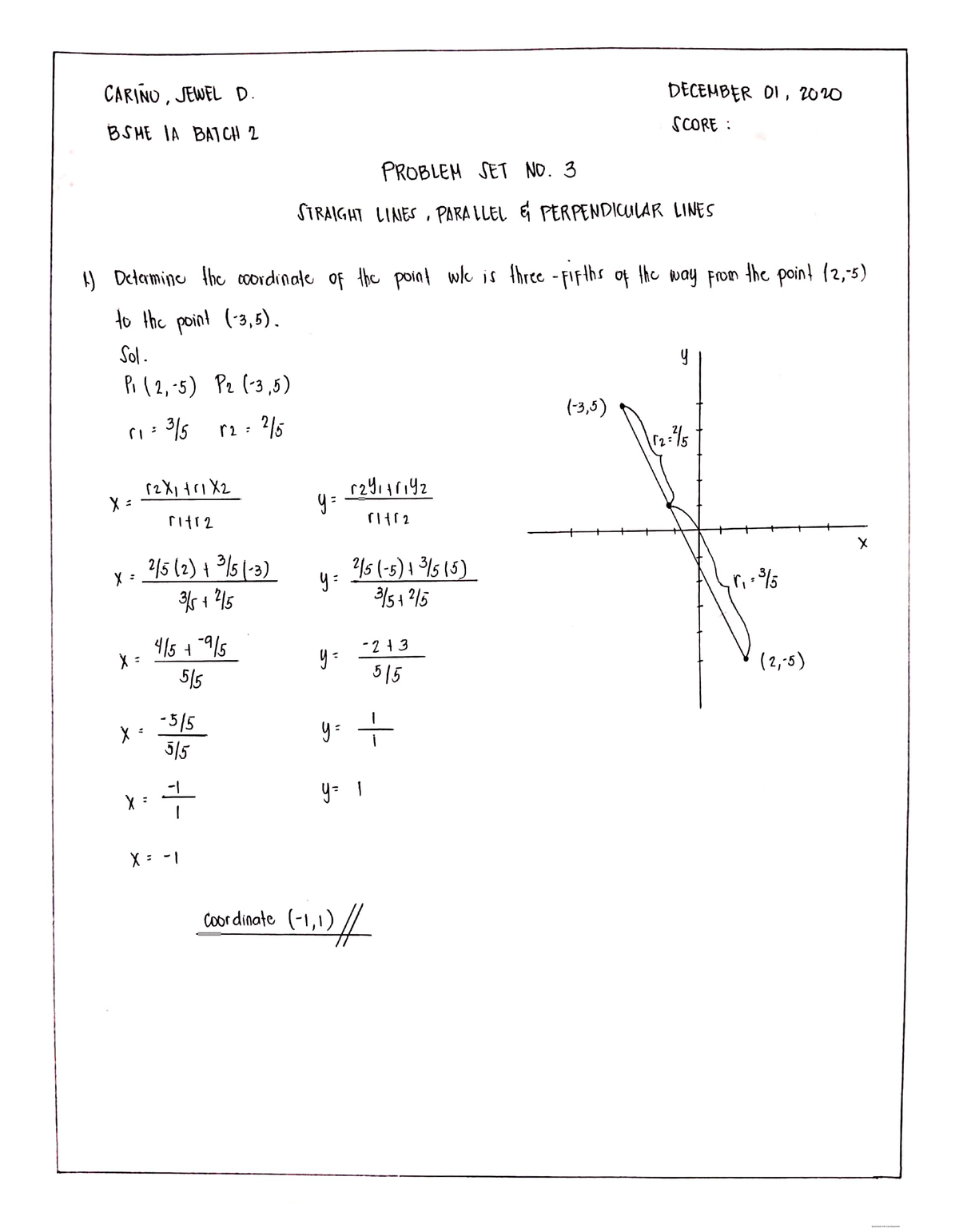 Problem Set No. 3 MFE - Math for Engineers - PangSU - Studocu