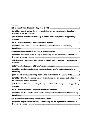 714 Method - Notes - TABLE OF CONTENT PAGE Preface 3 The Psychology of ...