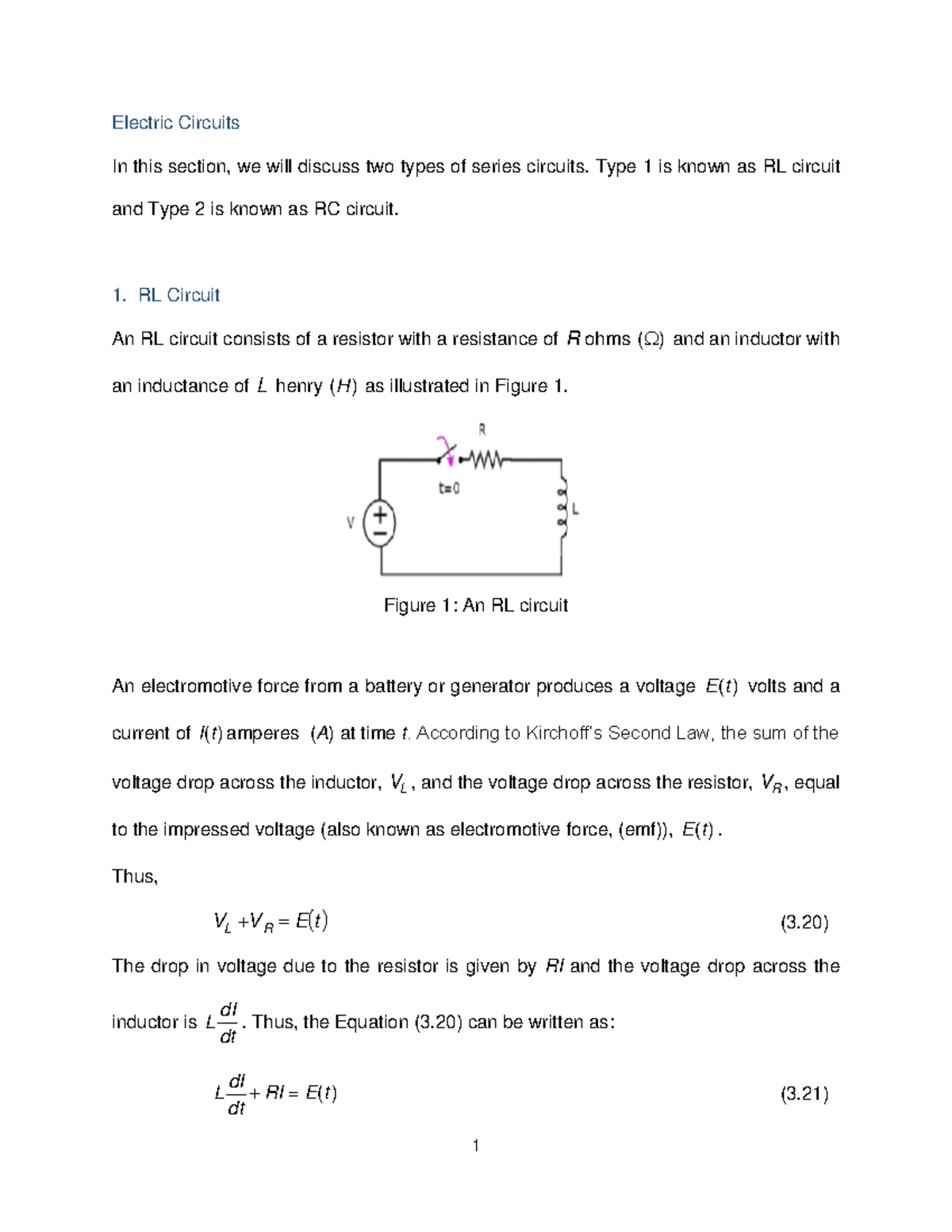1. Electric Circuits - This is lecture note for subject ordinary ...