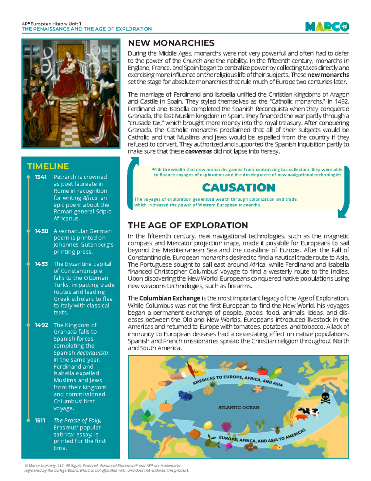 Study Guide Unit 2 - DO NOT US THIS PLEASE - NEW MONARCHIES During the ...