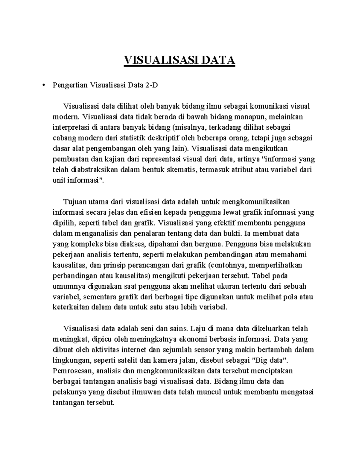 Visualisasi Data - Visualisasi data tidak berada di bawah bidang ...
