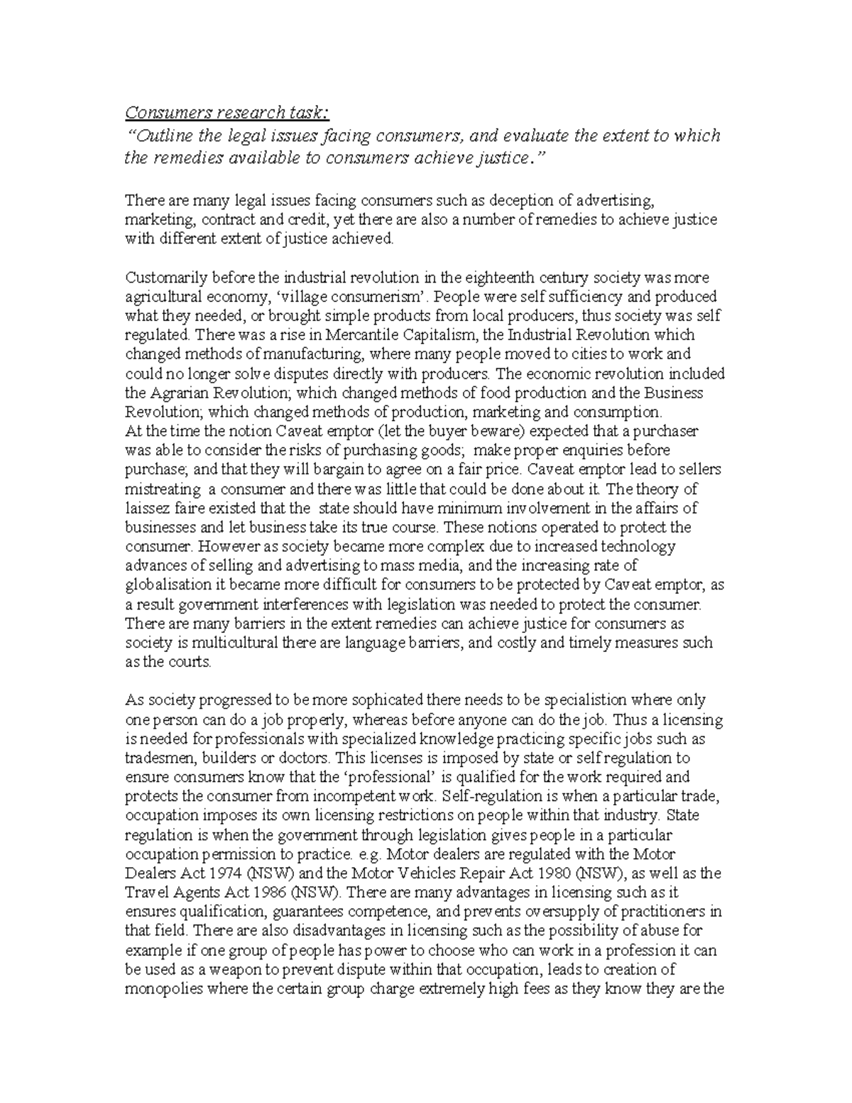 Courses arts legal 1114045426 2004 Legal Studies Assessment Task heaven ...