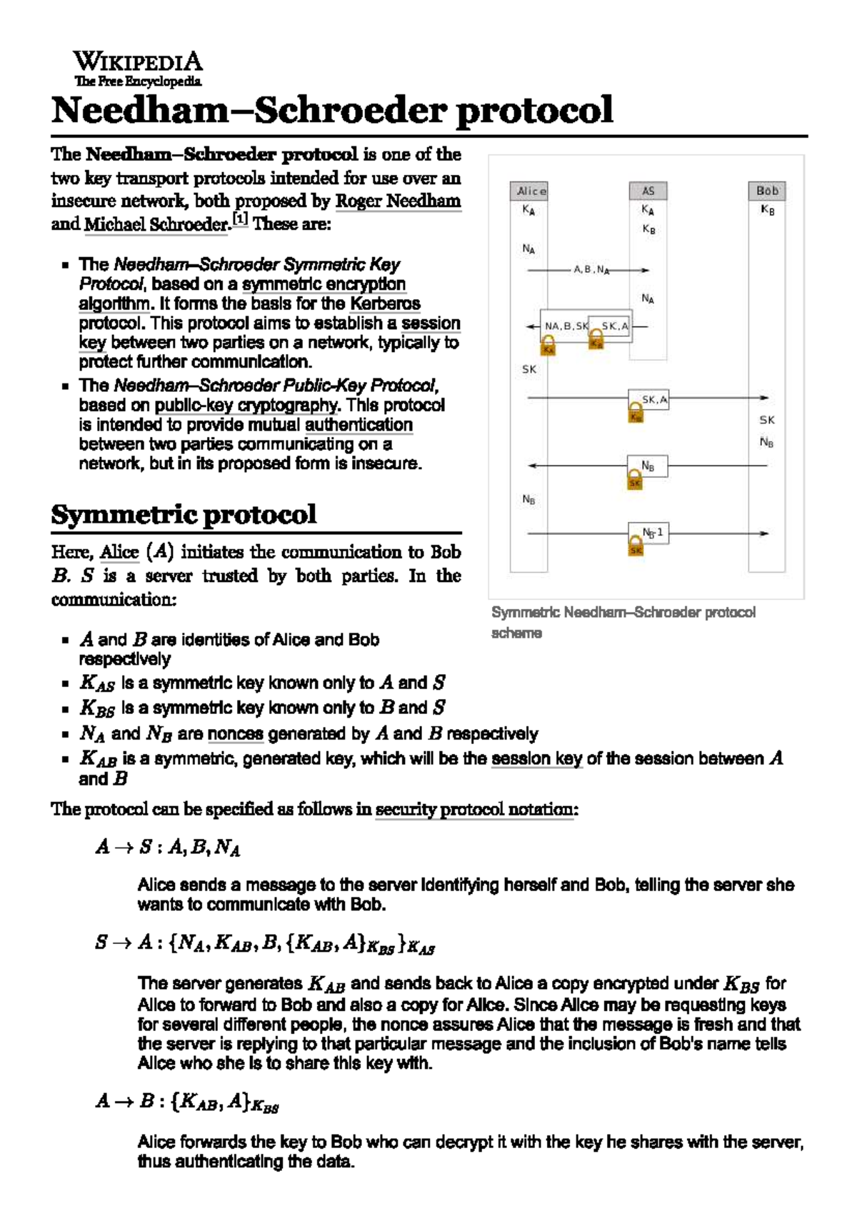 Needham-schroeder-protocol - Computer Engineering - Studocu