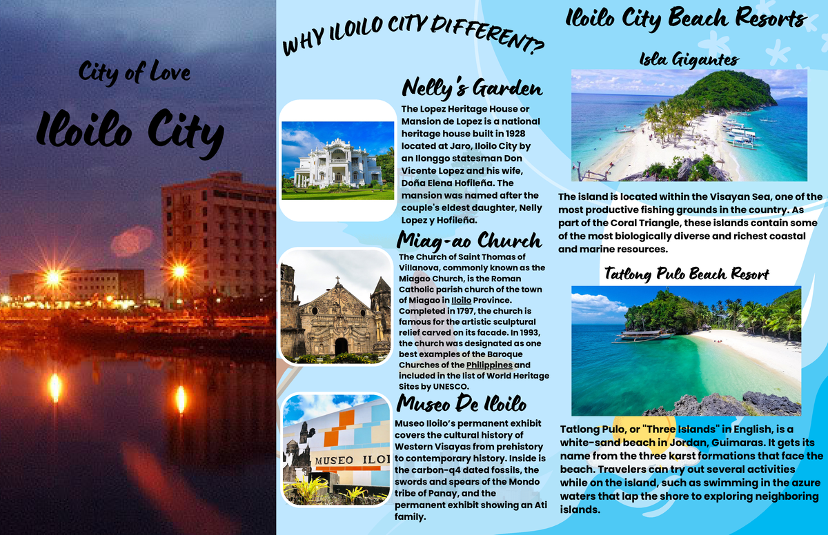 City of Love - notes - Iloilo City ####### W H Y IL OIL O CIT Y DIF FE ...
