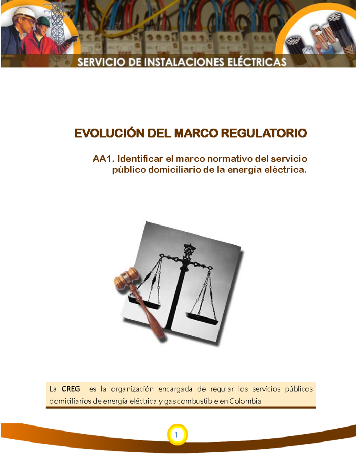 MF AA1 Evolucion del marco regulatorio - EVOLUCIÓN DEL MARCO ...