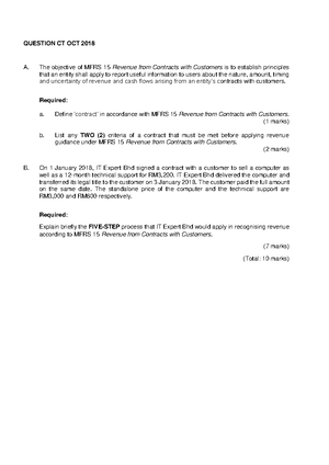 MFRS137 JULY FEB 2021 - Ac120 - Financial Accounting And Reporting ...