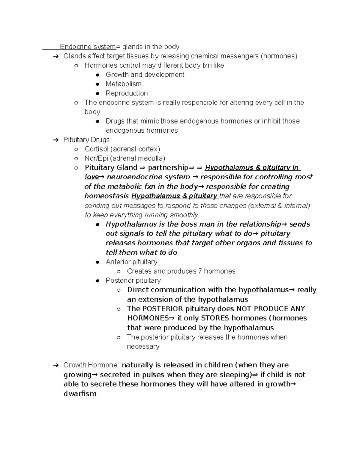 Drogas Note Endocrine System Glands In The Body Glands Affect