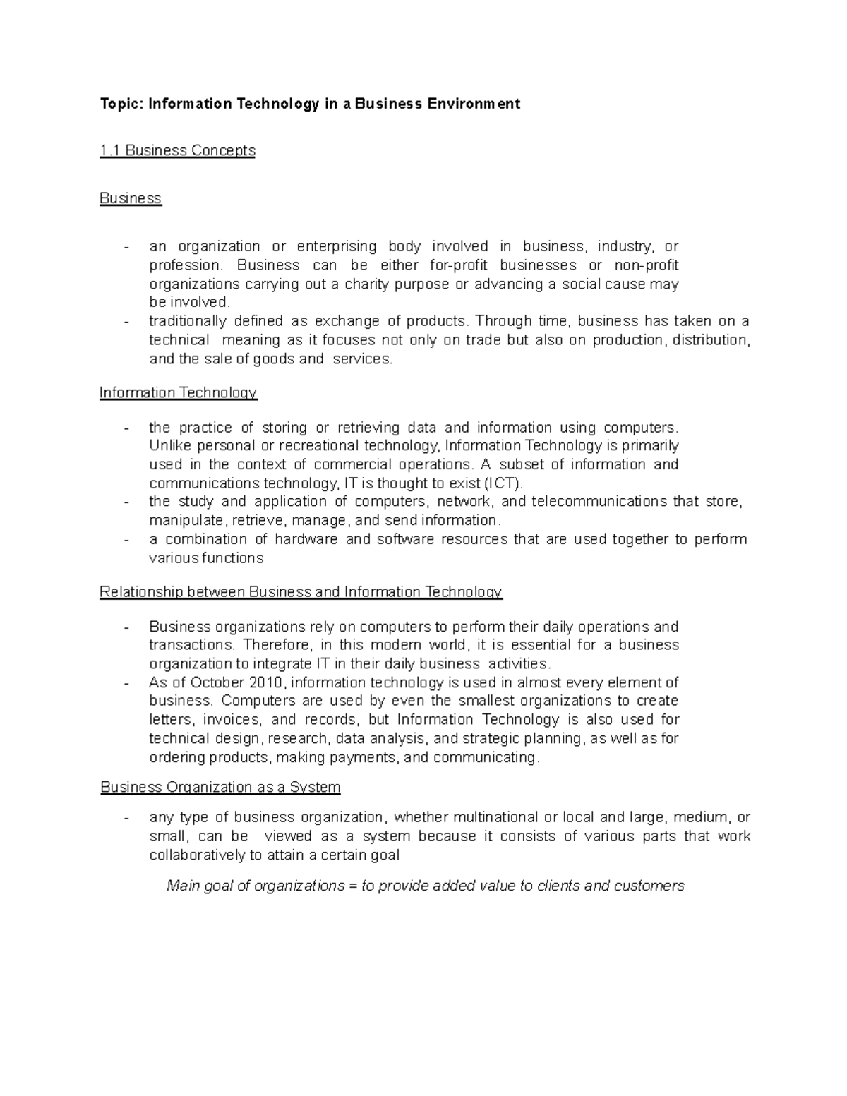 Information Technology In A Business Environment Business Can Be information-technology-in-a-business-environment-business-can-be