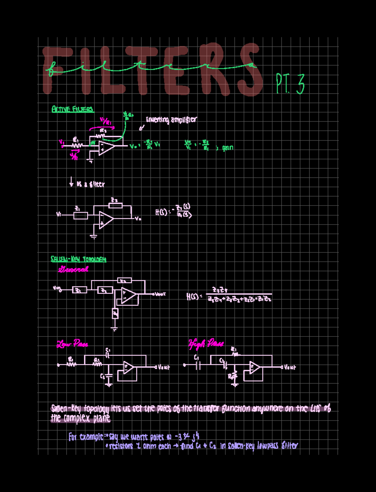 Filters - Active Filters, Sallen-Key Filters, Butterworth Polynomials ...