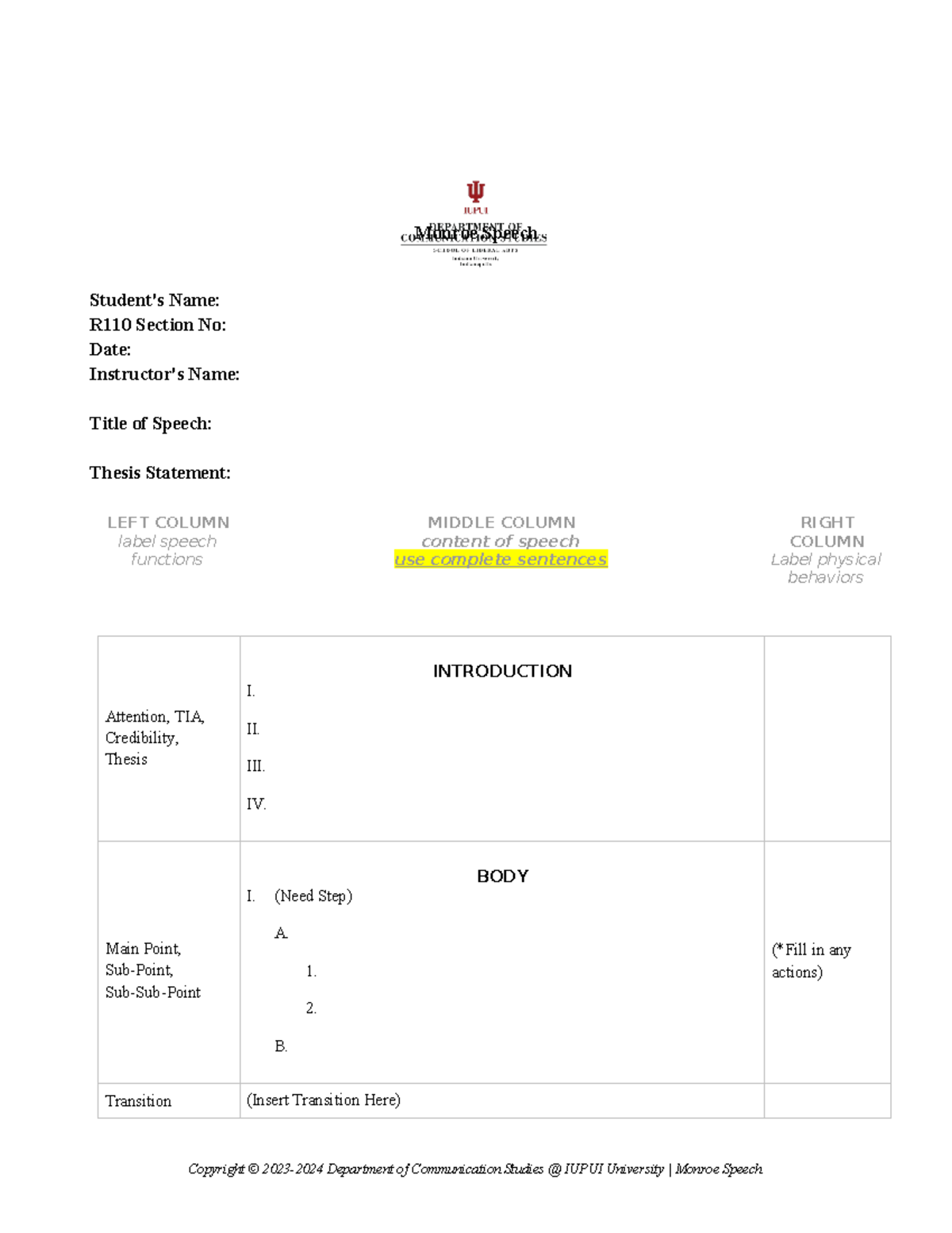 Monroe+Speech - Psych notes about the human test subject - Monroe ...