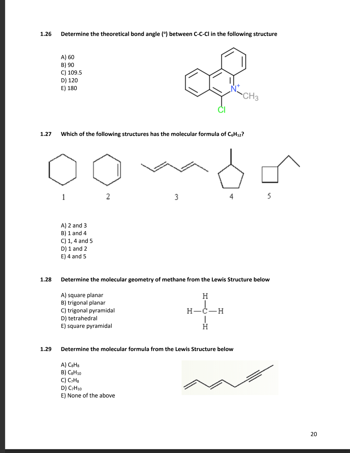 F2023 Chem281 (Module 1) Student Booklet.pdf - Go… 13 - 20 of 24 20 1 Determine the theoretical ...