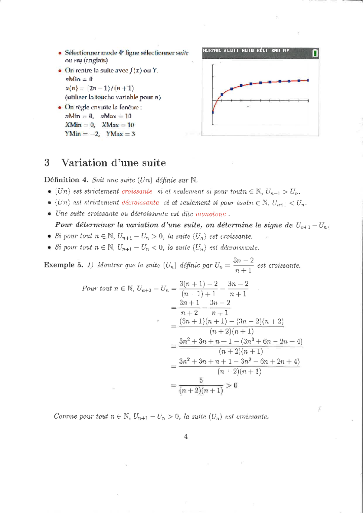 1556 001 - Exo - Sélectionner mode 4 ligne sélectionner suite NORMAL FLOTT AUTO REEL RAD MP I ou ...