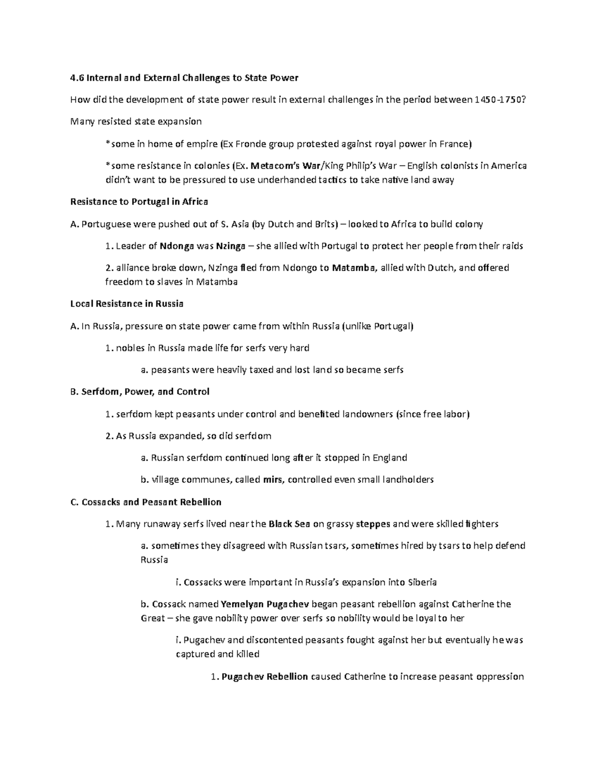 AP World 4 - 4 Internal and External Challenges to State Power How did ...