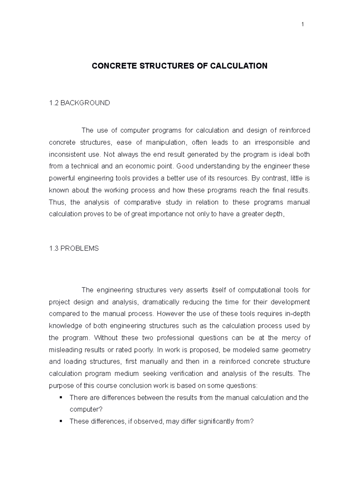 Concrete Structures OF Calculation - 1 CONCRETE STRUCTURES OF ...