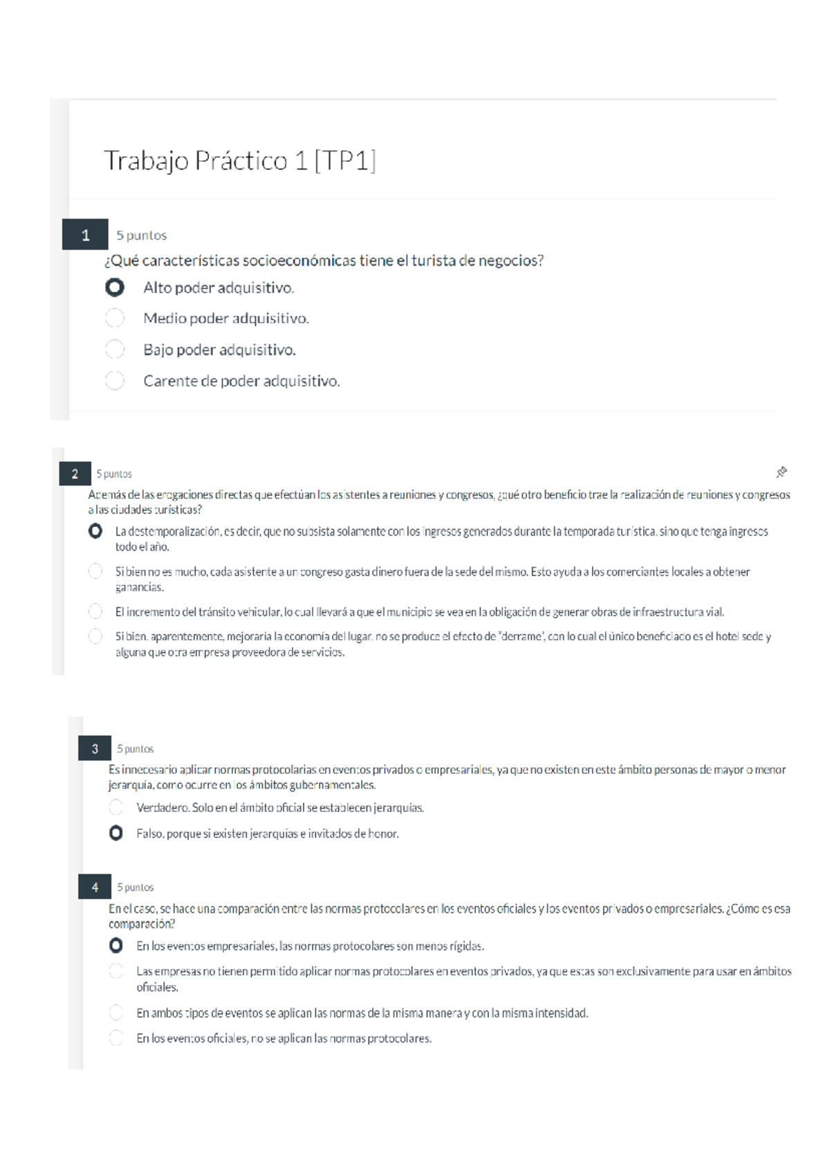 trabajo practico numero uno - Eventos, Ceremonial y Protocolo - Studocu