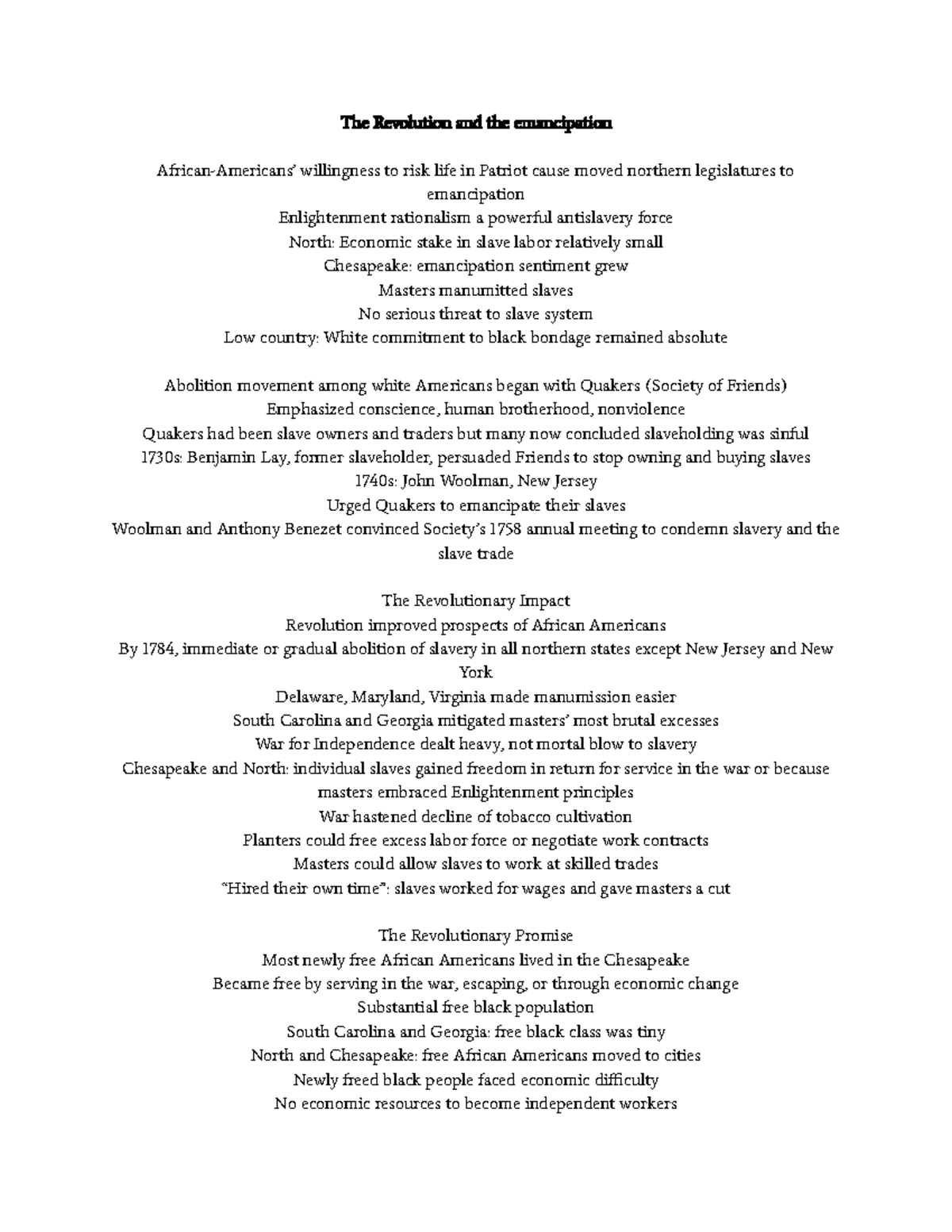 African Americans and the struggle for independence part 3 - The ...